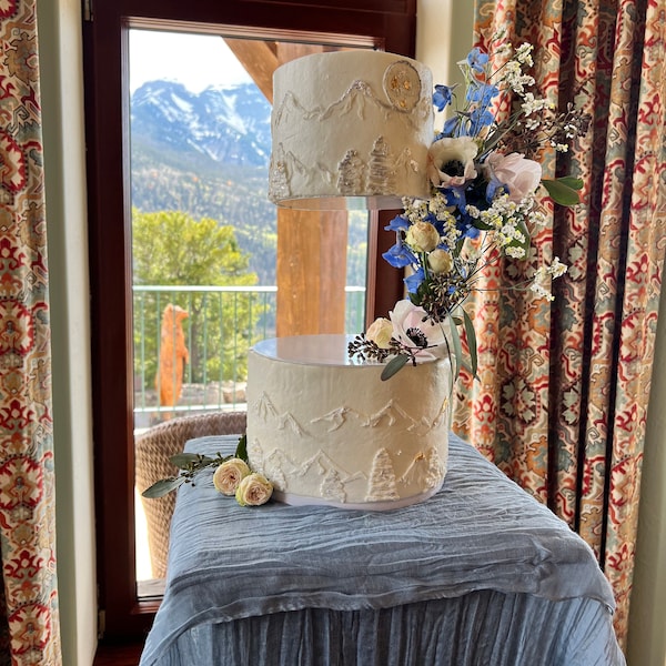 Propsecure® SIDE BAR Floating Cake Spacer Anti Gravity Cake Stand ...