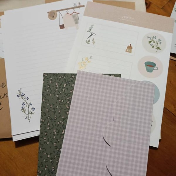 Jemma Letter Writing Set - Etsy Australia