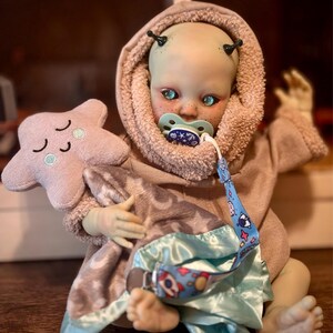 Chronic Art Dolls Baby Blue Human Reborn Resin Eyes FREE Shipping in USA - Etsy