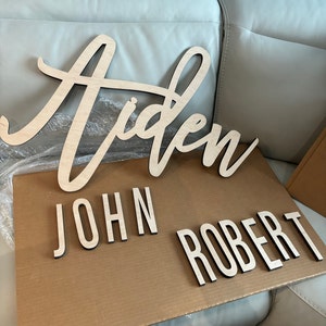 Custom Name Sign, First & Middle Name. Personalized Name Sign ...