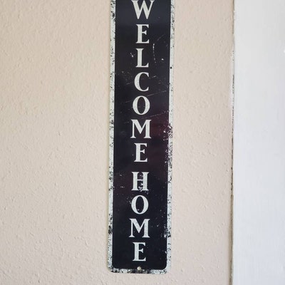 Custom Vertical Sign Vintage Design 6 Color Choices - Etsy