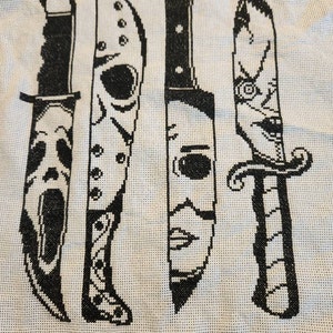 Pinhead Cross Stitch Pattern DMC Chart Two Color Variations - Etsy