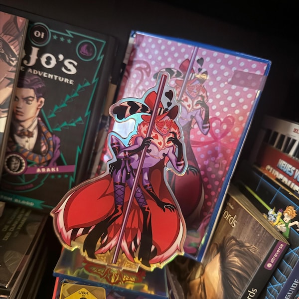 Hazbin Hotel Angel Dust Poison Ver. Holo Rainbow Standee PREORDERS 2nd ...