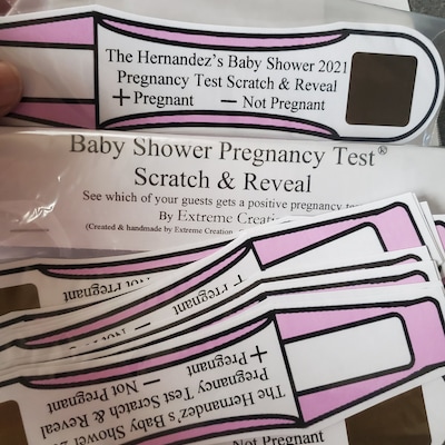 Baby Shower Pregnancy Test Baby Shower Pregnancy Test Game Baby Shower ...