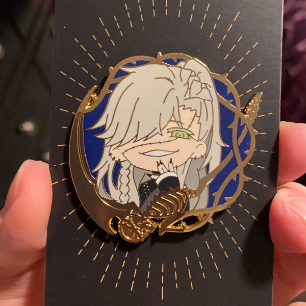 Black Butler Hard Enamel Pins Kuroshitsuji Ciel Sebastian Grell ...
