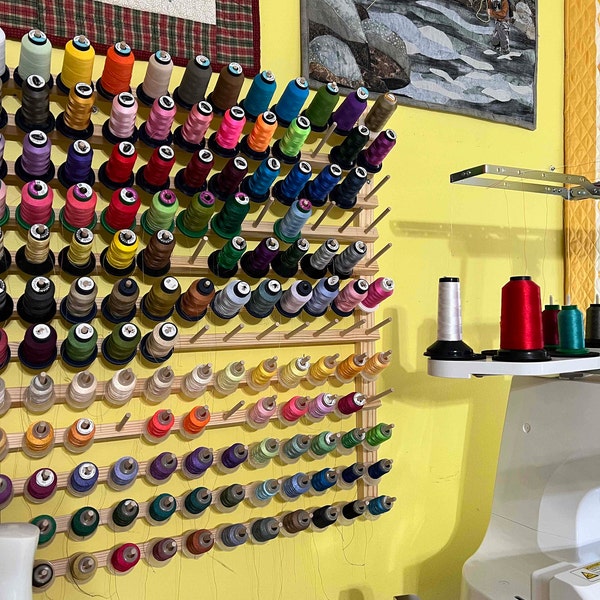 144 Spool Thread Rack-2 Inch Spacing Thread Storage, Thread ...