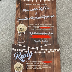 Autumn Wedding Invitation Fall Wedding Invitation September | Etsy