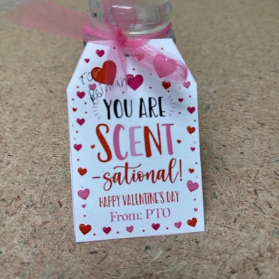 You Are Scent-sational Valentine's Day Tag Staff Candle Essential Oils ...