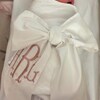 Custom Monogrammed Baby Newborn Swaddle Bow Sashes Baby Shower Hospital ...