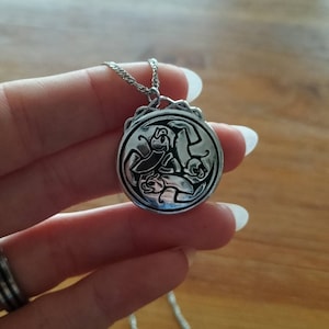 Merida Inspired princess Jewelry, Celtic Three Bears Necklace, Celtic ...