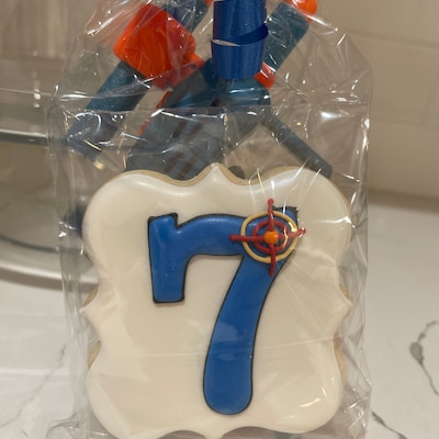 Nerf Gun Cookies, Nerf Gun Themed Birthday Cookies - Etsy