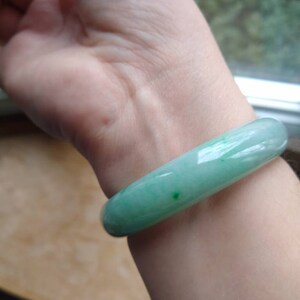 Albite Jadeite Jade Bangle Bracelet 56.7mm True Lavender | Etsy