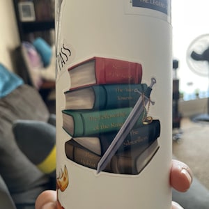 Outlander Book Stack Sticker Outlander Bookish Sticker - Etsy