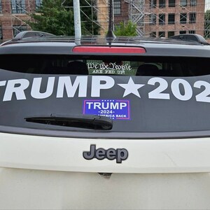 Bocephus Parody Funny Campaign 7 X 3.25 White Vinyl Transfer Decal ...