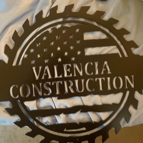 Custom American Flag Workshop Sign | Metal Shop Sign | Free Shipping ...