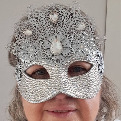 Gothic Blind Masquerade Mask Skeleton Mask Halloween Mask - Etsy