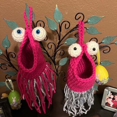 CROCHET PATTERN Mini Yip Yip, Crochet Hanging Yip Yip, Car Hanger, Mirror Hanger, Hanging ...