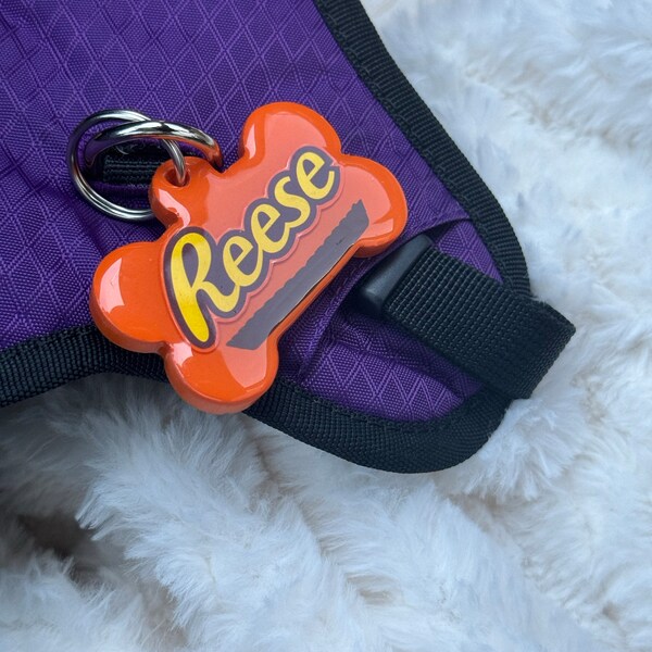 Seashell Dog Tags, Custom Pet ID Tags, Resin Dog Tags, Colorful Dog ...