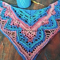Ceylontea Shawl Crochet Pattern - Etsy UK