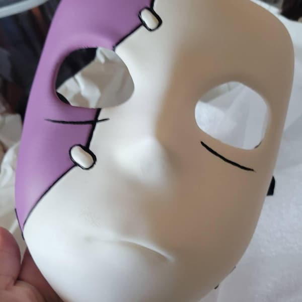 Sally Face Prosthetic Mask Cosplay Costume Prosthesis Air Brushed Hand ...
