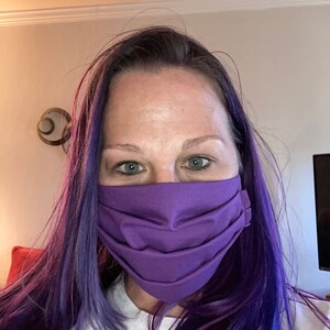 Lilac, Pansy, Dahlia, Plum, Magenta Solid Color Prints. KONA Cotton ...