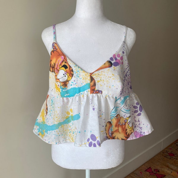 V Neck Peplum Ruffle Cami Top Maggie PDF Pattern - Etsy