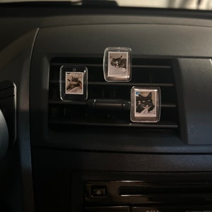 Mini Personalized Resin Photo Car Vent Clip, Anniversary/couples Gift ...