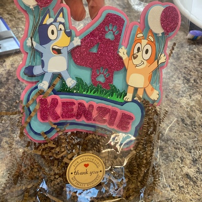 Bluey 3D Cake Topper - Etsy