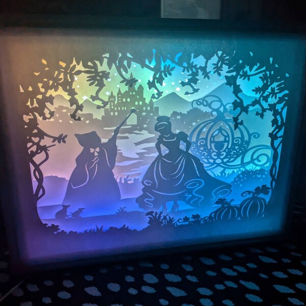 Framed Four Seasons Tree 3D Shadow Box Wall Art - Etsy