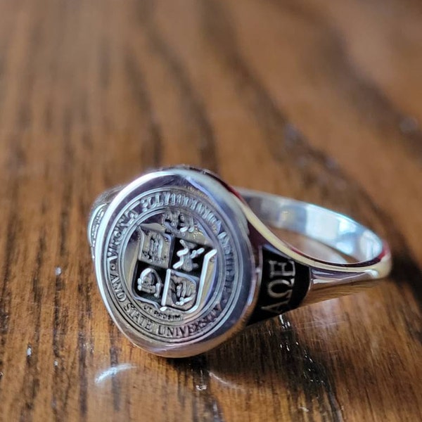 14K Gold Class Ring,school Ring,signet Ring,graduation Ring ...