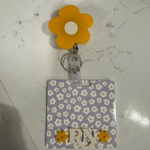 Personalized Badge Buddy for Xray, Rvt, Rdms, Tech, Pct, Nurse, RN ...