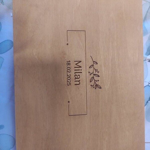 Wedding Gift Box, 6x9 Photo Storage, Wooden Packaging, Memory Keeper ...