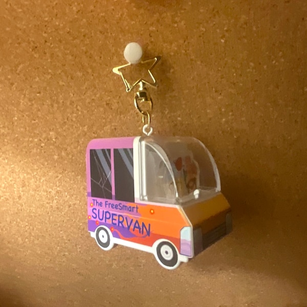 The Freesmart Super Van 3D Keychain - BFDI 2.2" - Pencil, Ruby, Match ...
