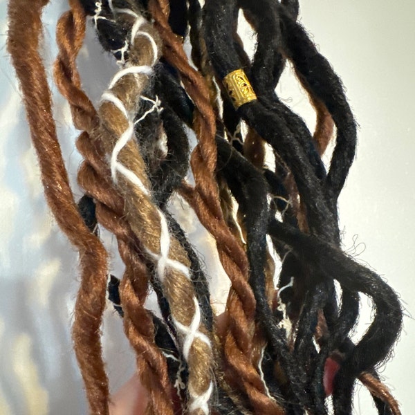 Hidden Angel | Dreadlocks Extensions Synthetic Dreads | Open Ends ...
