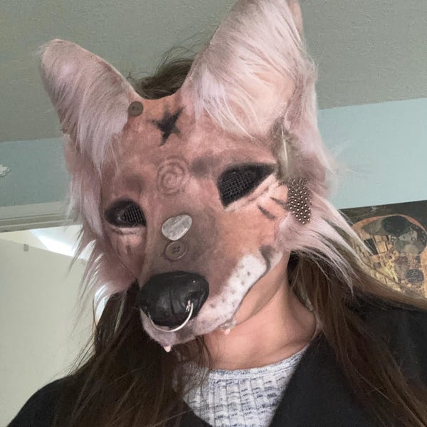 Handmade Brightheart Warrior Cats Feline Mask - Therian, Larp, Ren ...