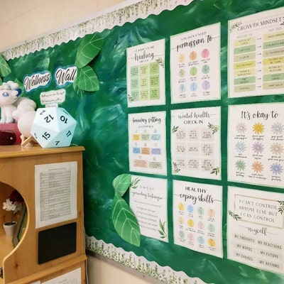 Bundle 18 School Counselor Office Decor Mental Health Posters ...