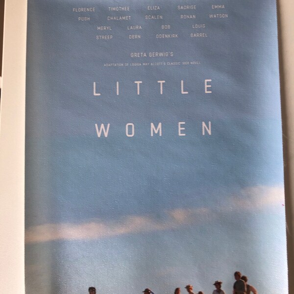 Little Women Movie Poster Canvas Poster Bedroom Art Without Frame 8x12 ...