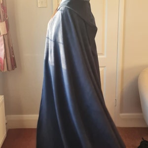 Navy Blue Velvet Wedding Cloak/cape With Hood and Blue /golden Trimming ...
