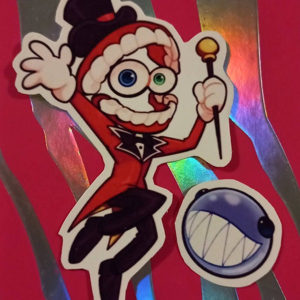 Digital Circus Glossy Vinyl Sticker - Etsy