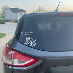 Monogram Car Decal Car Decals for Women Car Sticker Two - Etsy