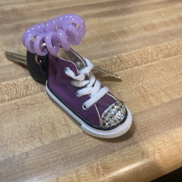 Converse Key Chain-swarovski Crystal Shoe-bling Key Chain-back Pack ...