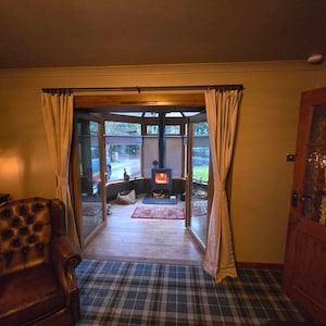 Herringbone Wool Curtains With Brass Snap Buttons, Custom Made Curtains ...