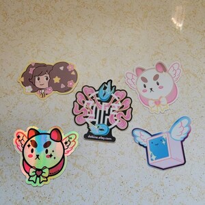 Cute Bee Puppycat Tempbot Vinyl Sticker Set Kawaii Cartoon - Etsy Canada
