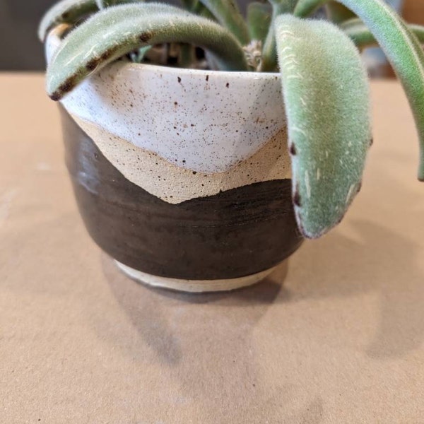 Funky Textured Handmade Ceramic Plant Pot L Planter L Pot White House ...
