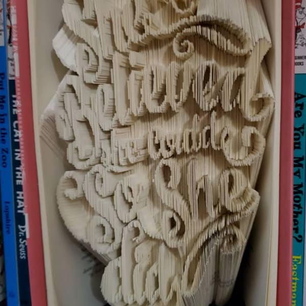 Monogram Book Folding - Etsy