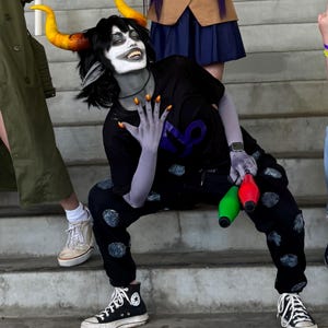 Homestuck Karkat, Vantas Logo, Cosplay Shirt. Cancer Zodiac Symbol on ...