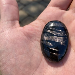 Hypersthene, Hypersthene Palm Stone, Hypersthene Stone, Healing Stones ...