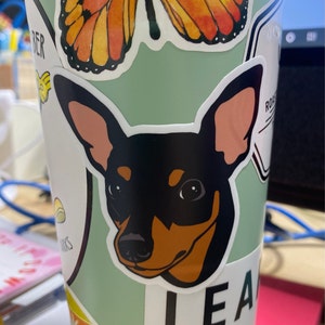 Miniature Pinscher Chocolate Min Pin Dog Hard Enamel Pin | Etsy