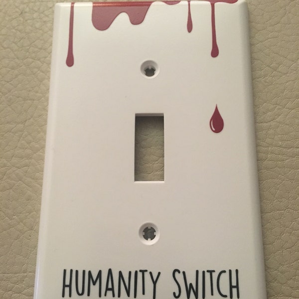 Humanity Switch TVD Reference Light Switch Plates Single, Double, or ...