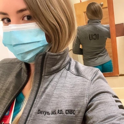 ICU Intensive Care Unit Jacket Nurse Jacket Embroidered Jacket ...